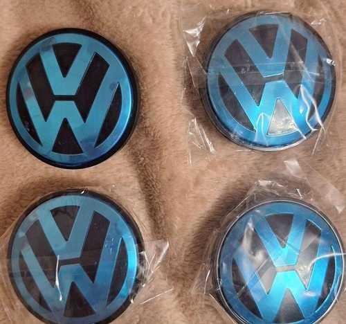 Колпачки заглушки Volkswagen для литых дисков