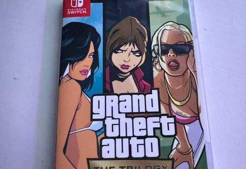 Картридж Nintendo switch GTA трилогия