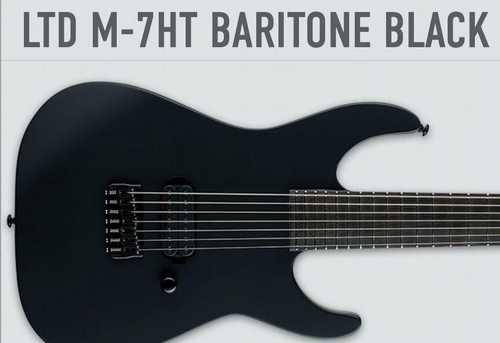 ESP LTD M-7HT baritone blks электрогитара 7 стр