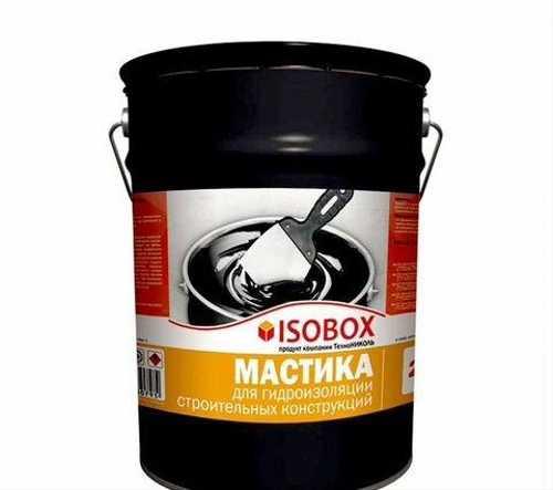 Мастика гидроизоляционная isobox (22 кг), шт