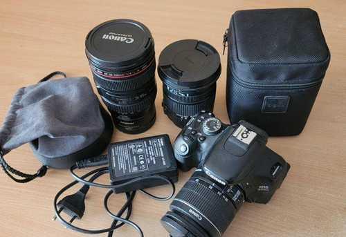 Canon 600 D + Canon EF 24-105 + Sigma 17-50