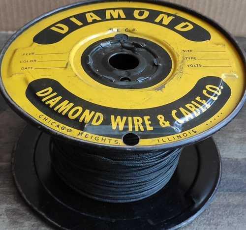 Винтажный супер аудио кабель Diamond wire & cable