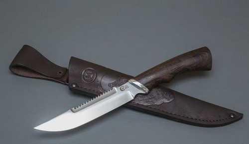 Нож "Осетр" кованая сталь 95Х18 венге литье