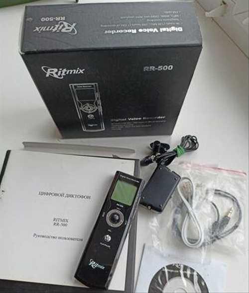 Цифровой диктофон ritmix RR500