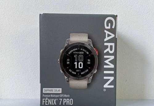 Garmin Fenix 7 Pro Saphire solar Grey Чек гарантия