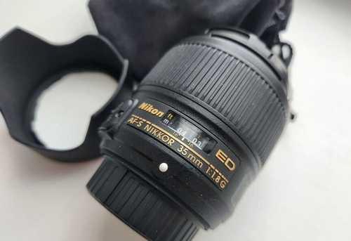 Объектив Nikon 35mm f/1.8G ED FX