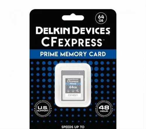 Карта памяти Delkin Devices Prime CFexpress 64GB d