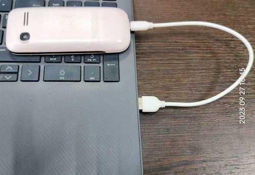 Кабель д/телефона micro-USB - USB-A, 0,3 m