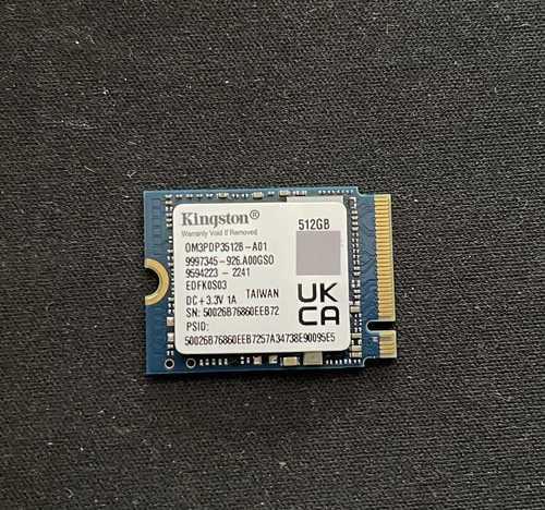 SSD kingston 512 gb 2230 M2 NVMe