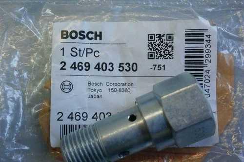 Перепускной клапан тнвд bosch