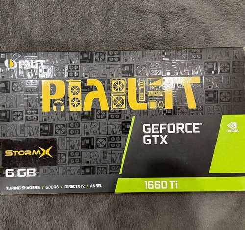 Видеокарта gtx 1660 ti