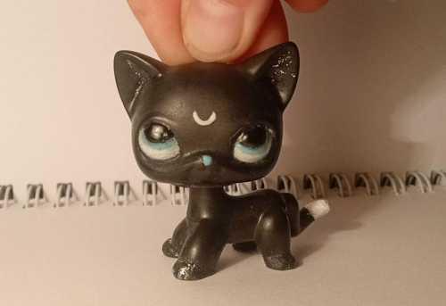 Littlest Pet Shop lps лпс стоячка чёрный кот