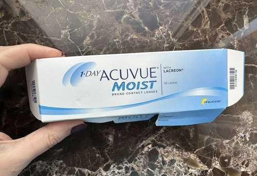 Контактные линзы acuvue 1 day moist -1,75 (R-9,0)