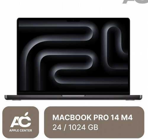 MacBook Pro 14 M4 24/1024GB Новый