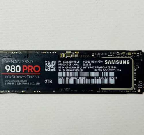 SSD Samsung 980 Pro 2TB