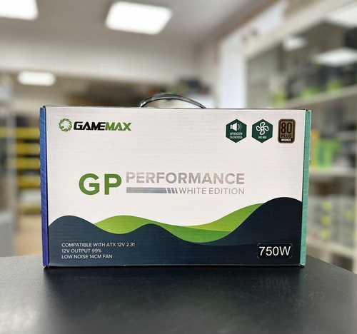 Бп Gamemax 750W GP performance white 80+ bronze