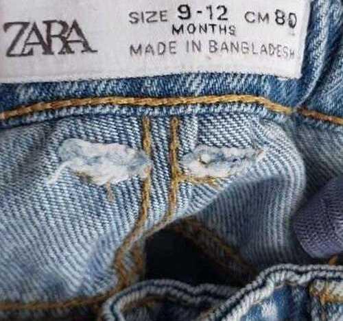 Джинсы zara для девочки 80