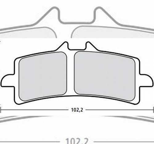 107A48639 M497Z04 Тормозные колодки Brembo Racing