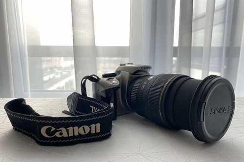 Canon 350d + sigma 24-70 mm 1:2.8 ex dg macro