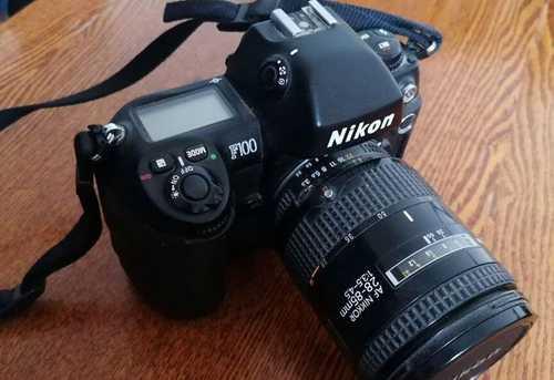 Плёночный фотоаппарат Nikon F100 +объектив Nikikor