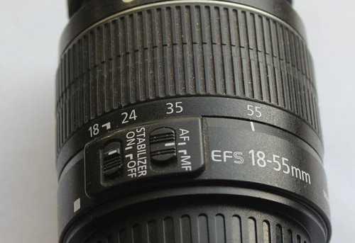 Объектив Canon zoom EF-S 18-55mm 3.5-5.6 IS II