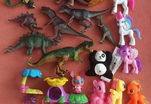 Игрушки динозавры, mlp, zoobles, IKEA и др
