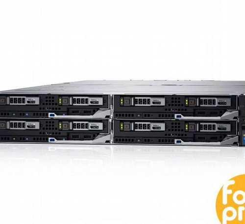 Сервер dell FX2S 4xFC630 8xE5-2667v3 704GB, H730