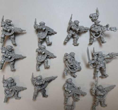 Warhammer 40000:astra militarum Kasrkin squad (12)