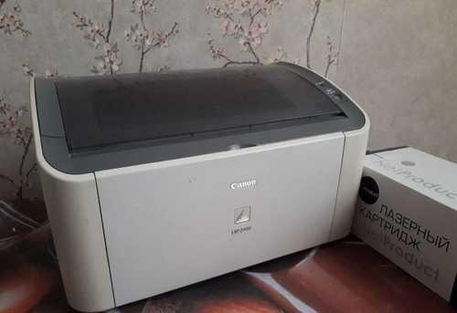 Лазерный принтер canon lbp 2900+каридж
