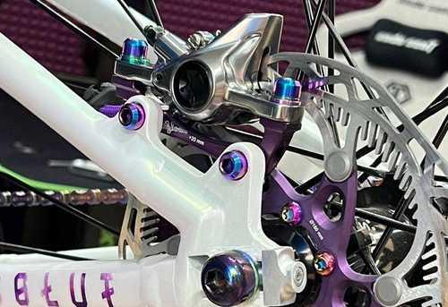 Тормоз задний Shimano XTR M9100 Карбон/ Роторы