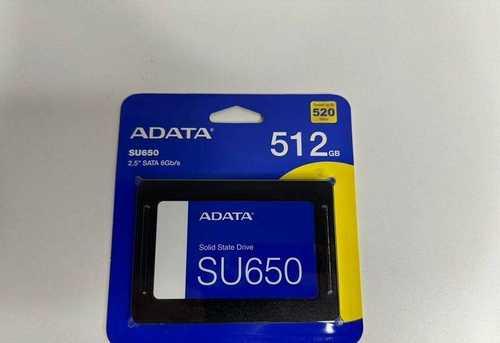 Adata Ultimate SU650 2.5" 512gb Запечатанный Гаран