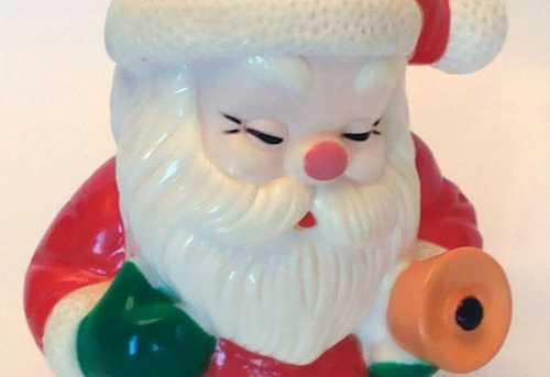 Резиновая игрушка Дед Мороз 20 см от 3-4 месяцев