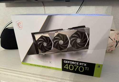 RTX 4070 Ti MSI Suprim X, 12 Gb, Новая