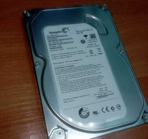 HDD Жесткий диск 500 гб Seagate Barracuda