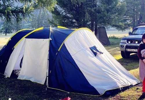 Палатка туристическая 6 местная с тамбуром