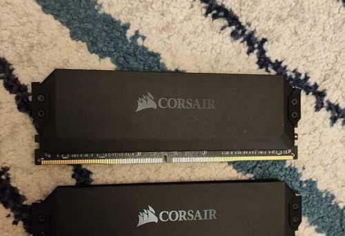 Corsair dominator platinum DDR4 32GB (без RGB)