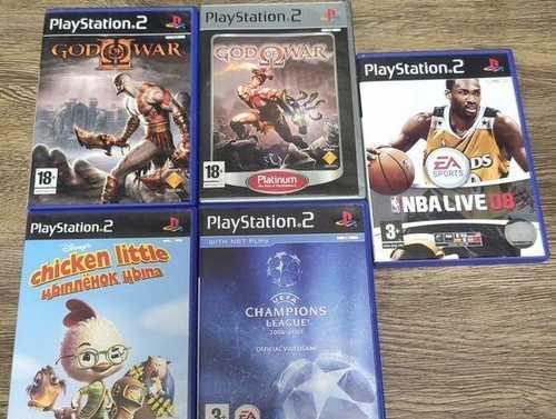 Игры PS2 NBA, uefa, God of War, GTA 3