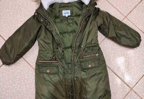 Пальто (куртка) зимняя acoola 122 для девочки