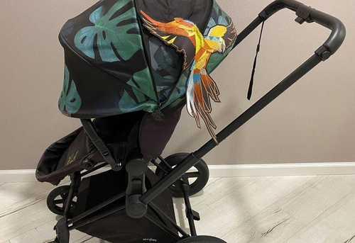 Прогулочная коляска cybex priam birds of paradise