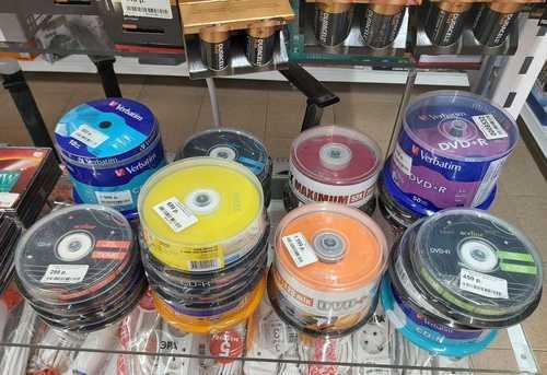 Чистые диски CD -R CD +R CD-RW DVD -R DVD +R DVD+R