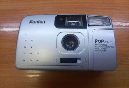 Плёночный фотоаппарат Konica POP ef-70