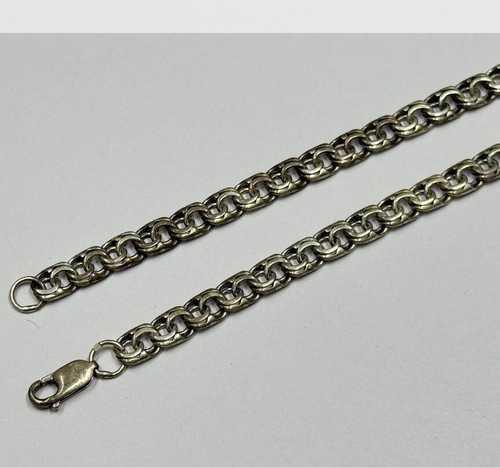 Серебряная цепь бисмарк 925 проба