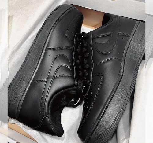 Nike Air Force 1 black оригинал