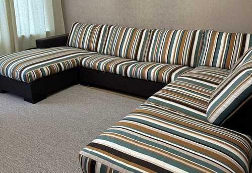 Юнусов дизайнерский п-образный диван