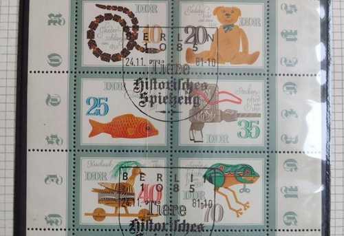 Почтовые марки 60х-80х годов флора и фауна