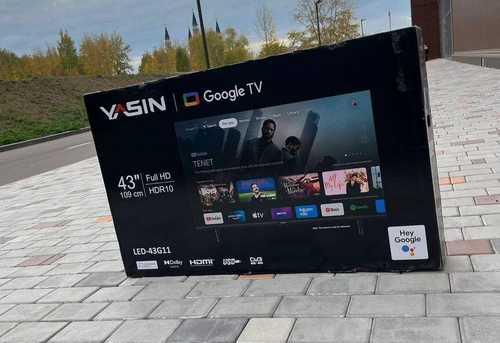 Телевизор Yasin 43 SMART TV, Голосовое