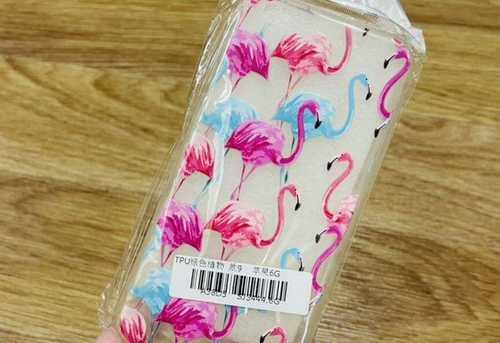 Чехол на iPhone 6. Фламинго