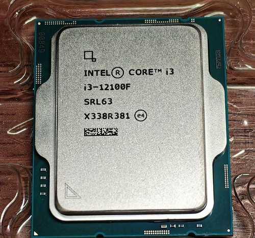 Процессор intel core i3 12100f