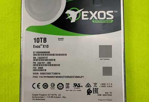 Жесткий диск 3.5" Seagate 10Tb Exos X10