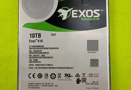 Жесткий диск 3.5" Seagate 10Tb Exos X10